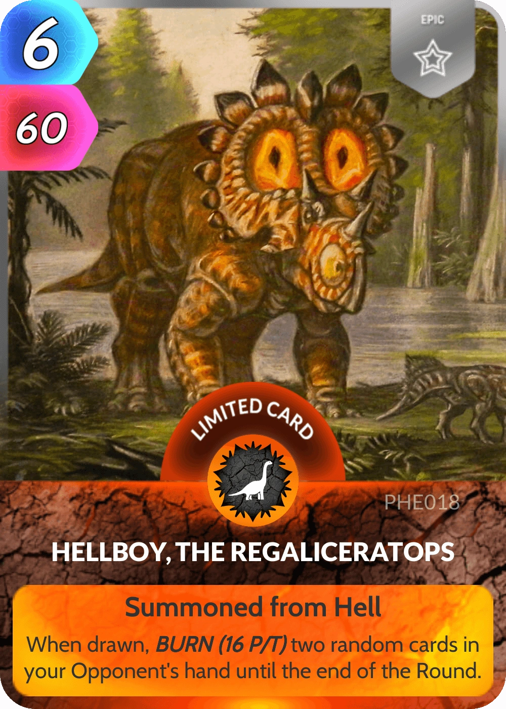 Hellboy, the Regaliceratops | Cards, the Universe and Everything Wiki ...