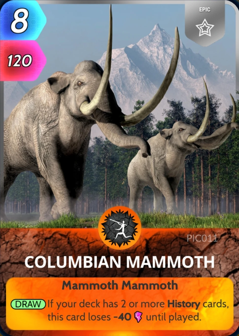 Columbian Mammoth | Cards, the Universe and Everything Wiki | Fandom