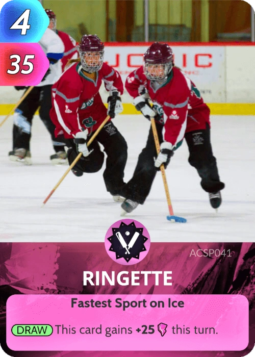 Ringette | Cards, the Universe and Everything Wiki | Fandom
