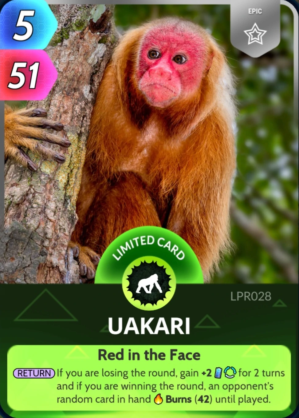Uakari | Cards, the Universe and Everything Wiki | Fandom