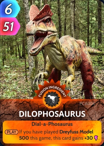 Dilophosaurus | Cards, the Universe and Everything Wiki | Fandom