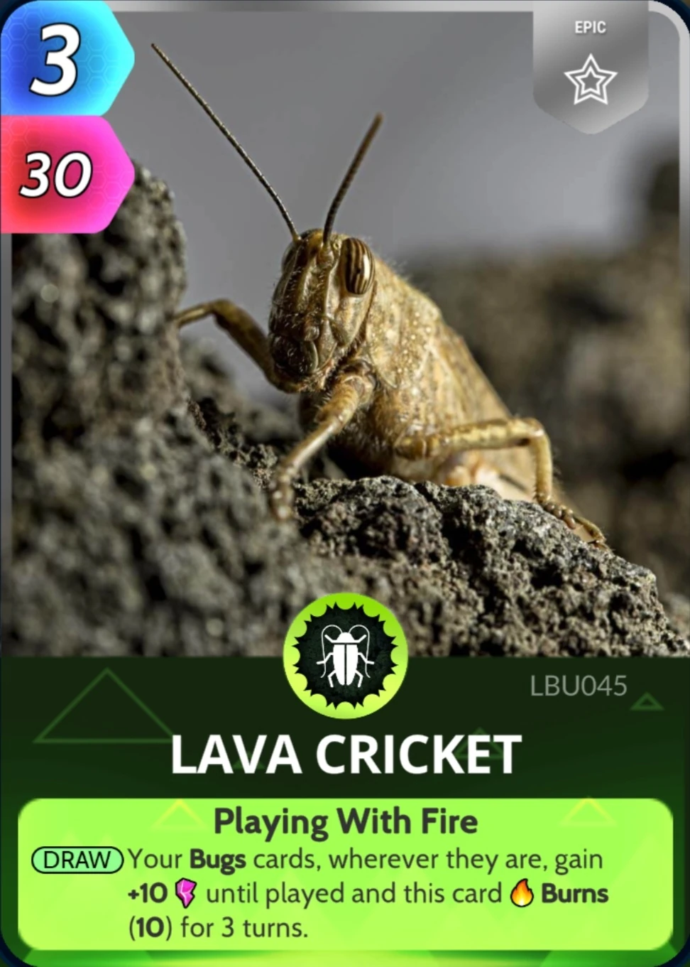 Lava Cricket | Cards, the Universe and Everything Wiki | Fandom