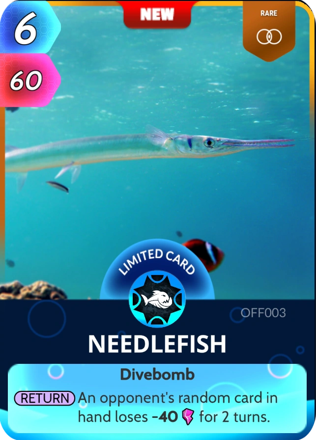 Needlefish | Cards, the Universe and Everything Wiki | Fandom
