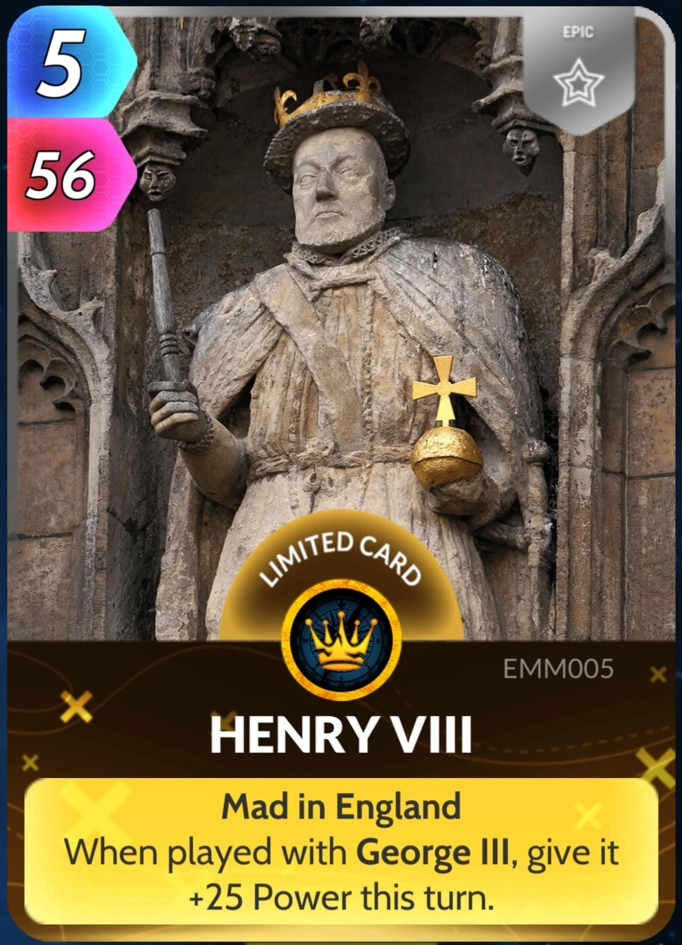 Henry VIII | Cards, the Universe and Everything Wiki | Fandom
