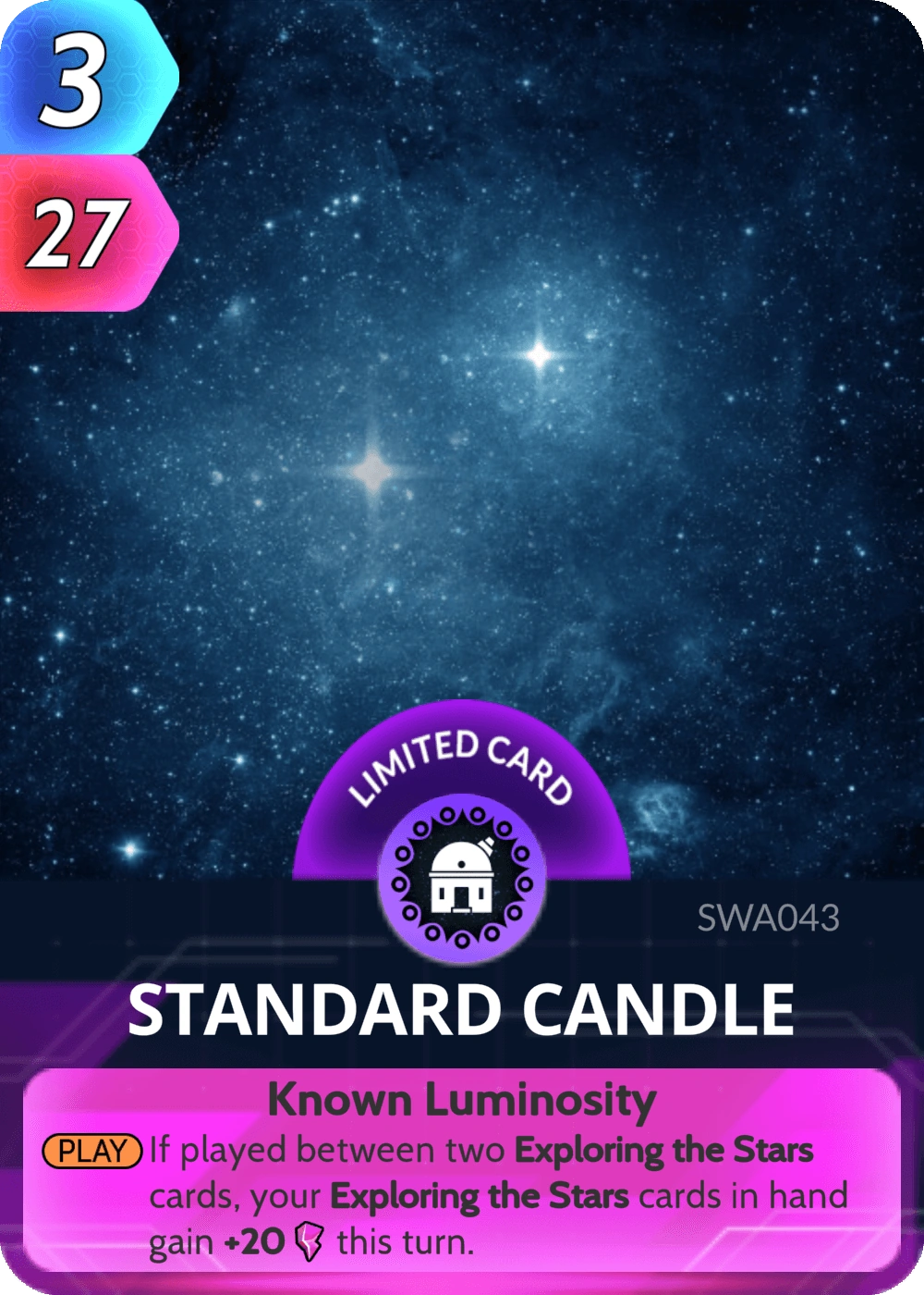 Standard Candle | Cards, the Universe and Everything Wiki | Fandom
