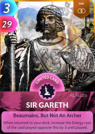 Sir Gareth | Cards, the Universe and Everything Wiki | Fandom