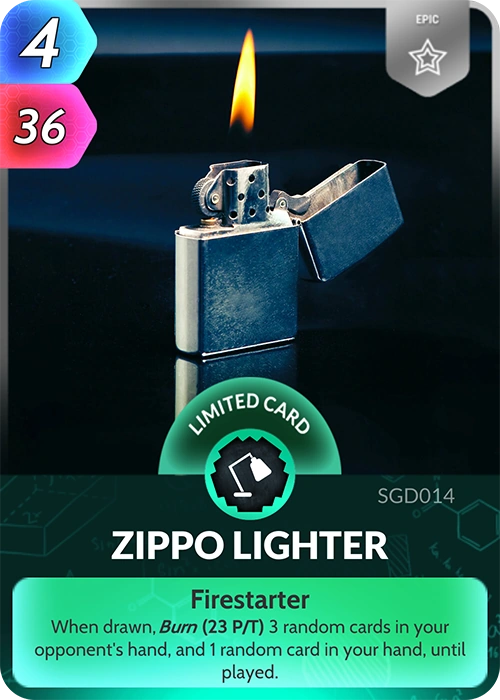 Zippo Lighter | Cards, the Universe and Everything Wiki | Fandom