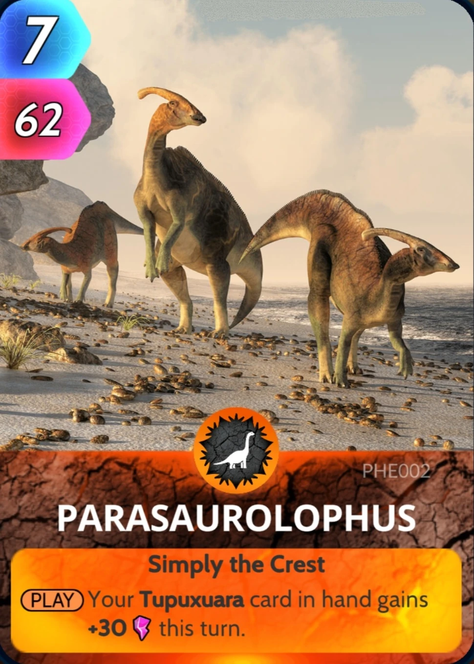 Parasaurolophus | Cards, the Universe and Everything Wiki | Fandom