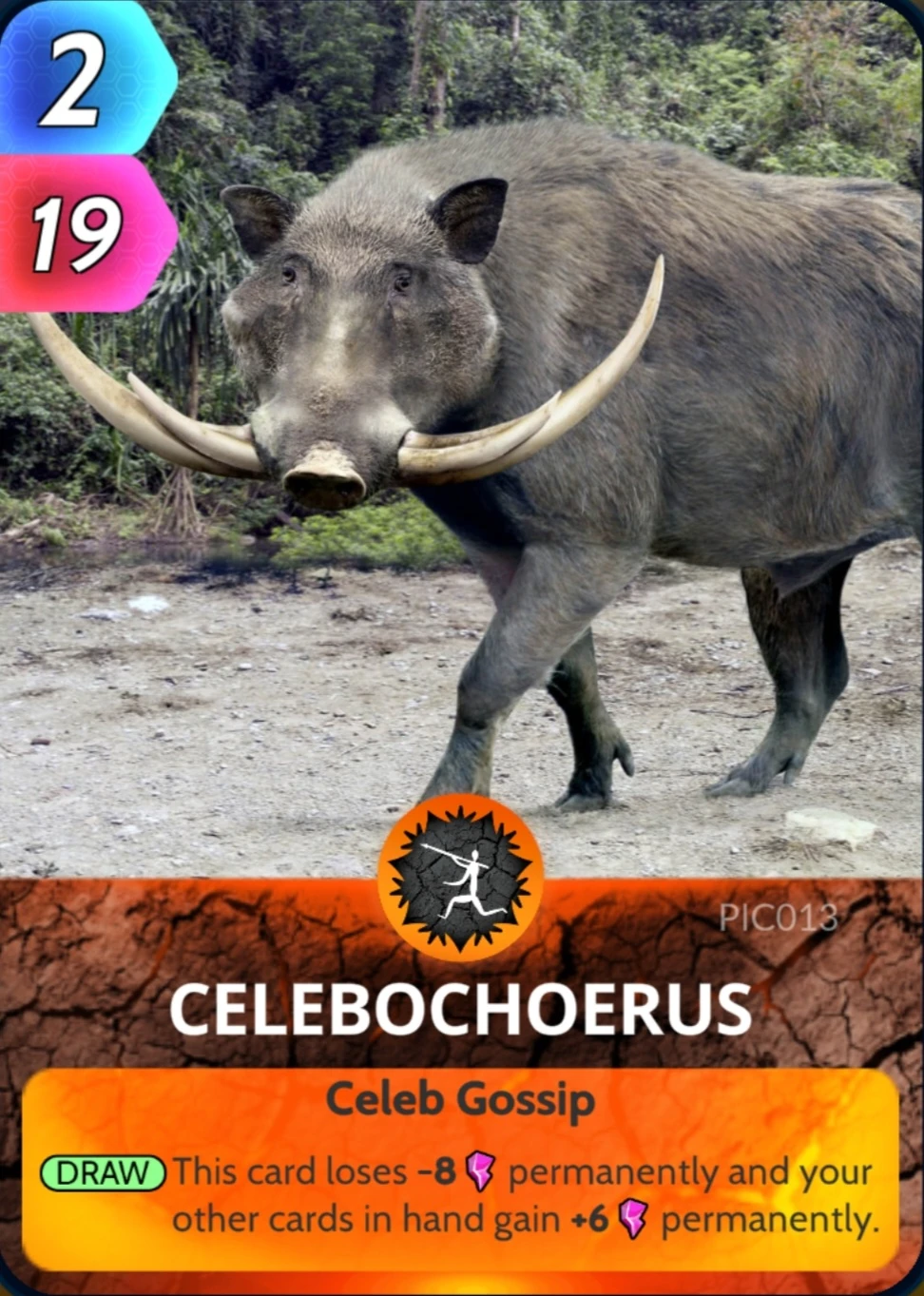Celebochoerus | Cards, the Universe and Everything Wiki | Fandom