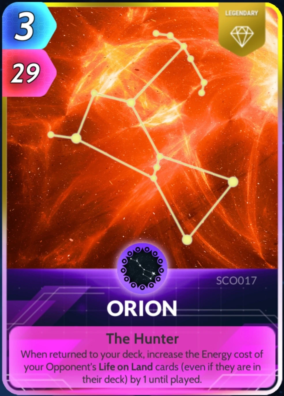 Orion | Cards, the Universe and Everything Wiki | Fandom