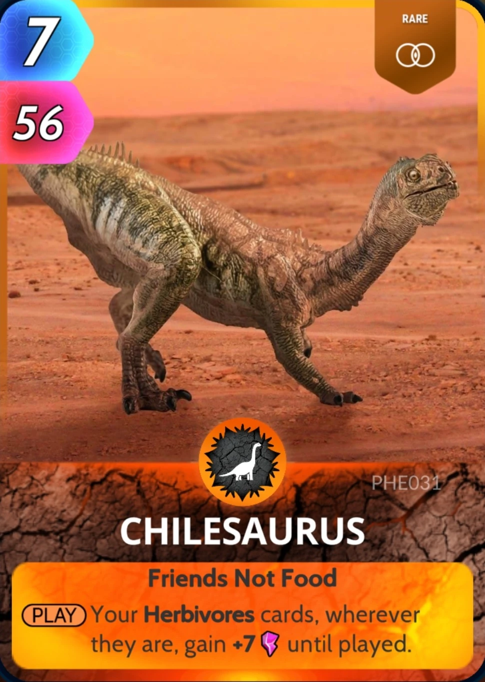 Chilesaurus | Cards, the Universe and Everything Wiki | Fandom