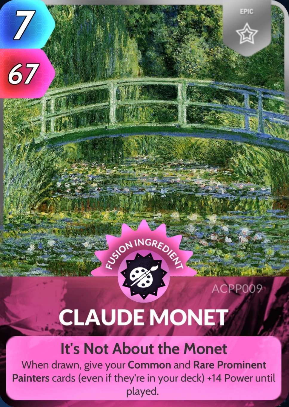 Claude Monet | Cards, the Universe and Everything Wiki | Fandom