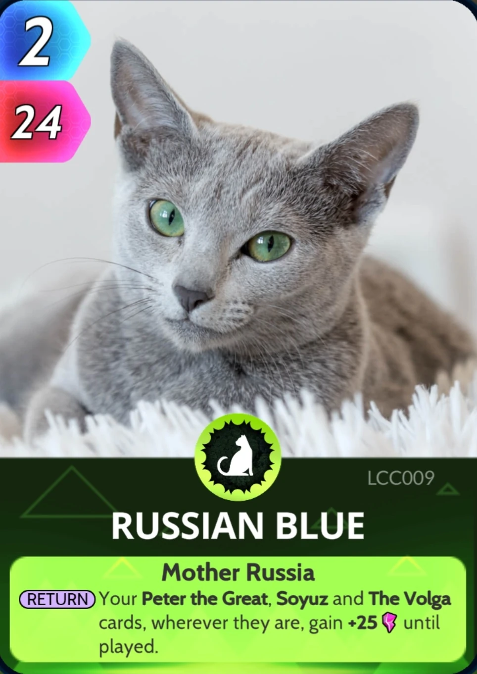 Russian Blue | Cards, the Universe and Everything Wiki | Fandom