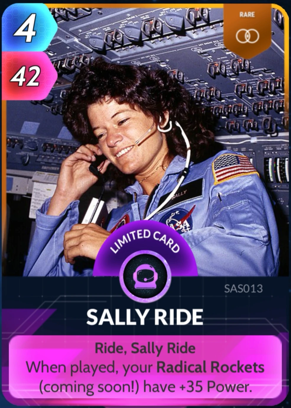 Sally Ride | Cards, the Universe and Everything Wiki | Fandom