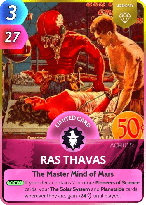 Ras Thavas | Cards, the Universe and Everything Wiki | Fandom