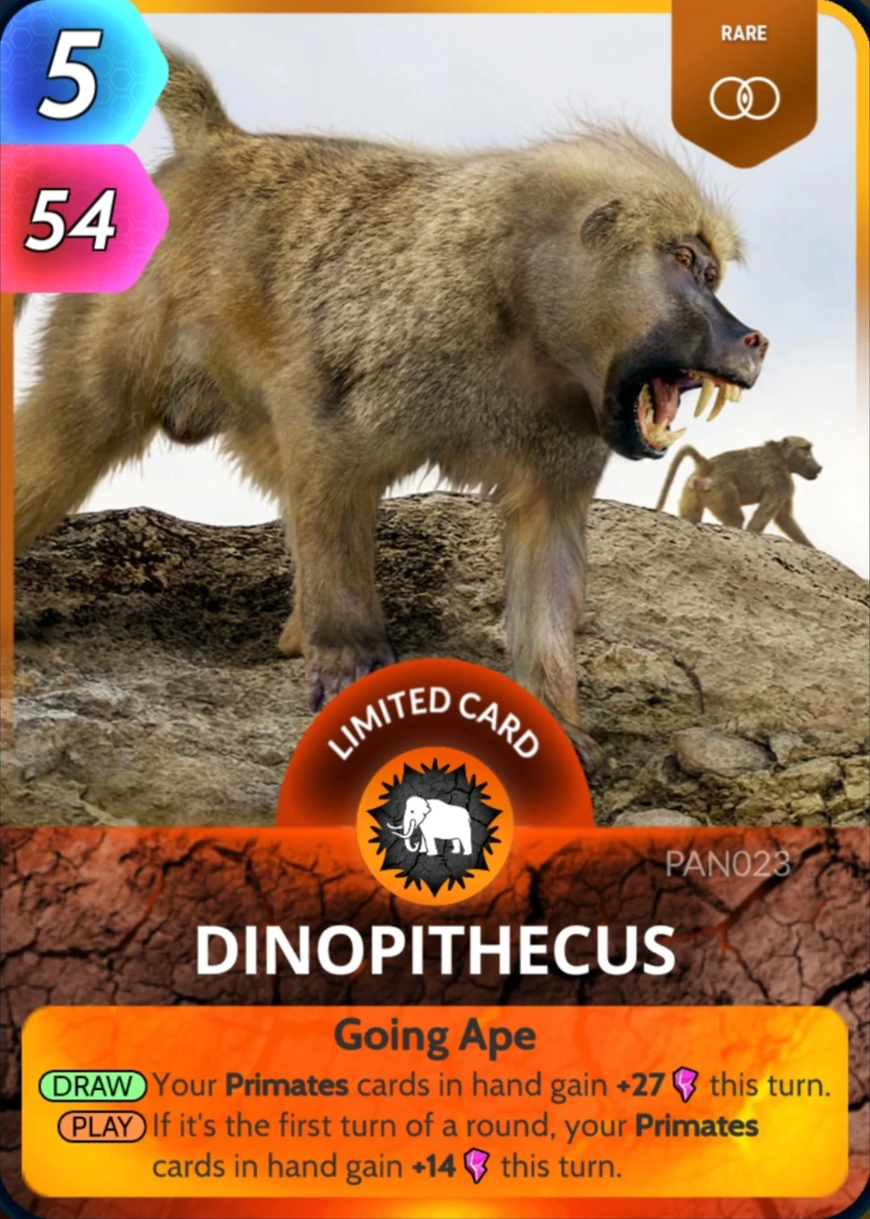 Dinopithecus | Cards, the Universe and Everything Wiki | Fandom