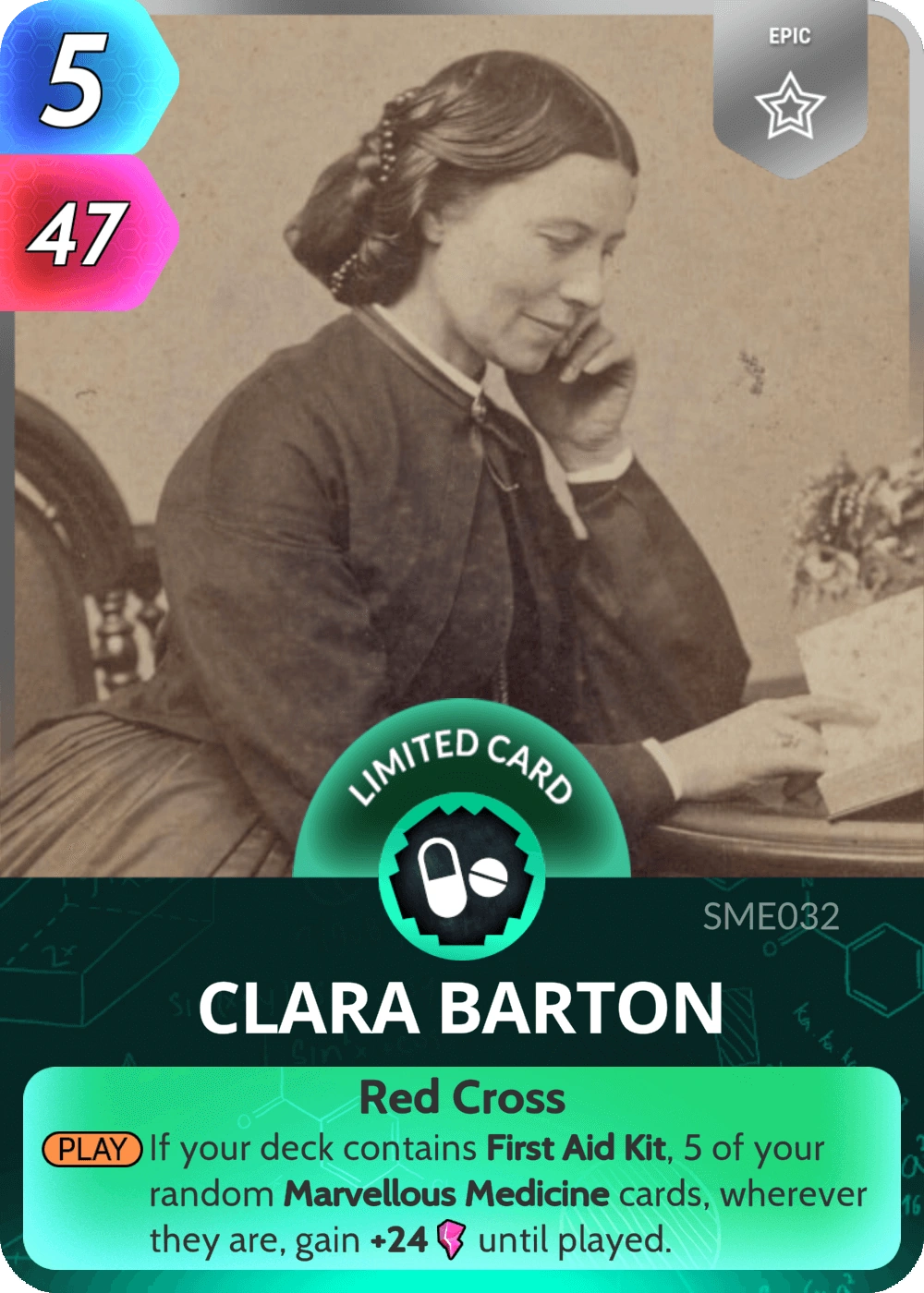 Clara Barton | Cards, the Universe and Everything Wiki | Fandom