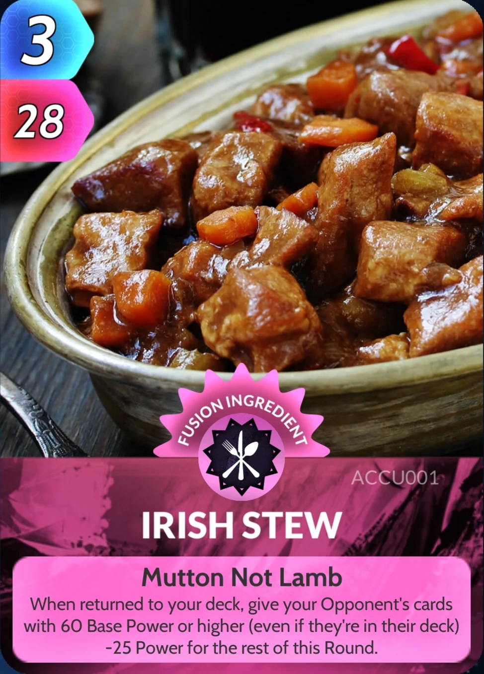 Irish Stew | Cards, the Universe and Everything Wiki | Fandom