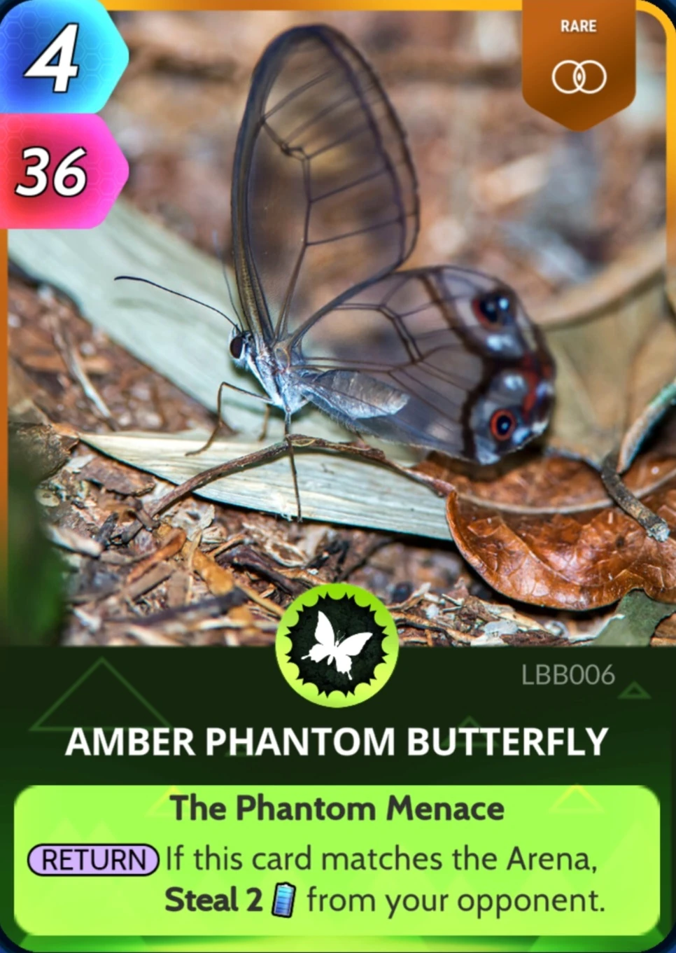 Amber Phantom Butterfly | Cards, the Universe and Everything Wiki | Fandom