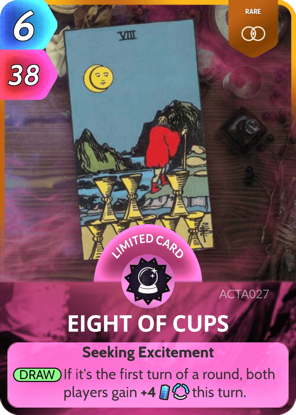 Eight of Cups | Cards, the Universe and Everything Wiki | Fandom