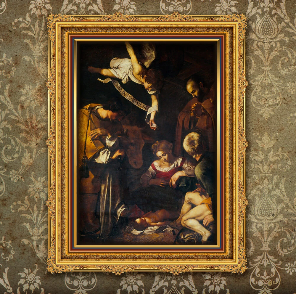 Nativity with St. Francis and St. Lawrence | Cards, the Universe and ...