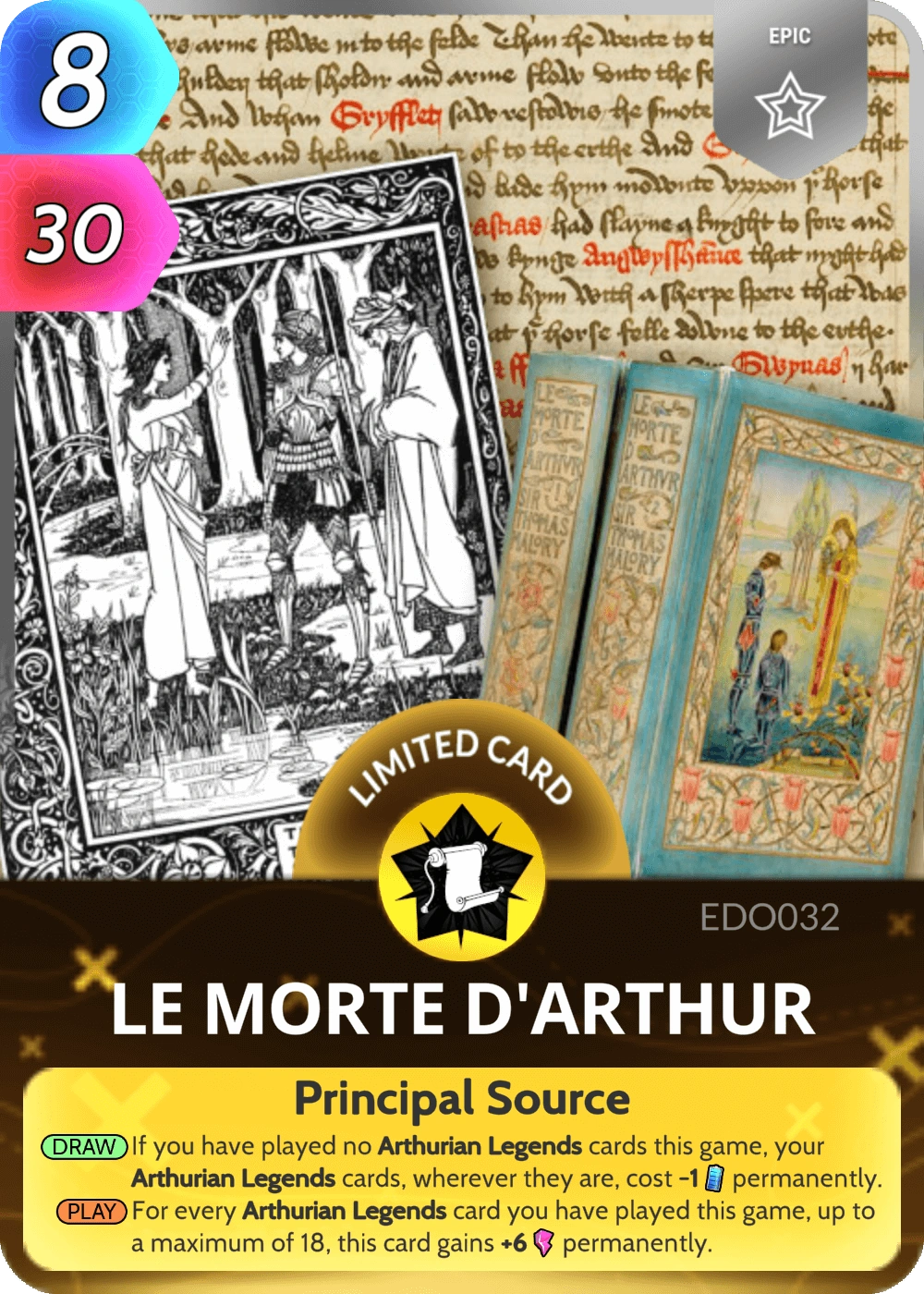 Le Morte d'Arthur | Cards, the Universe and Everything Wiki | Fandom