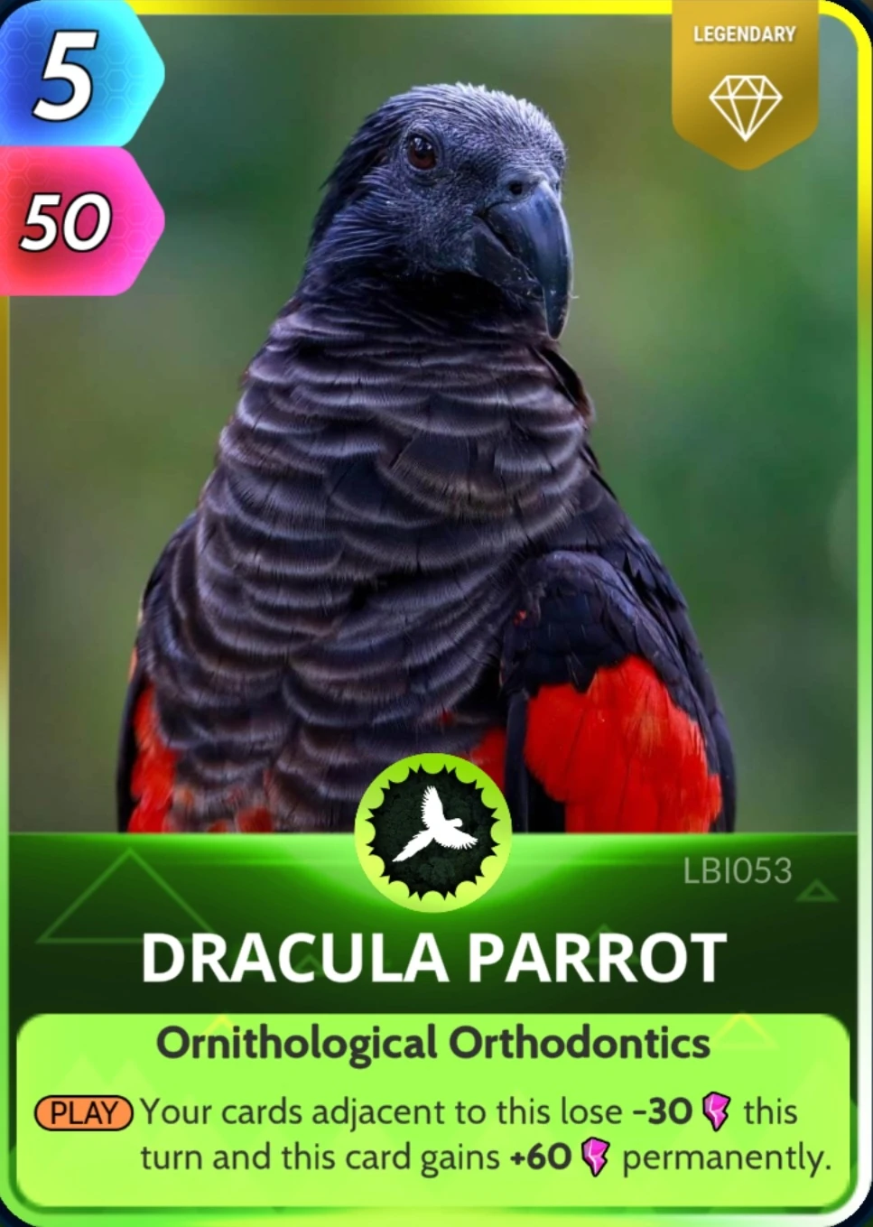 Dracula Parrot | Cards, the Universe and Everything Wiki | Fandom