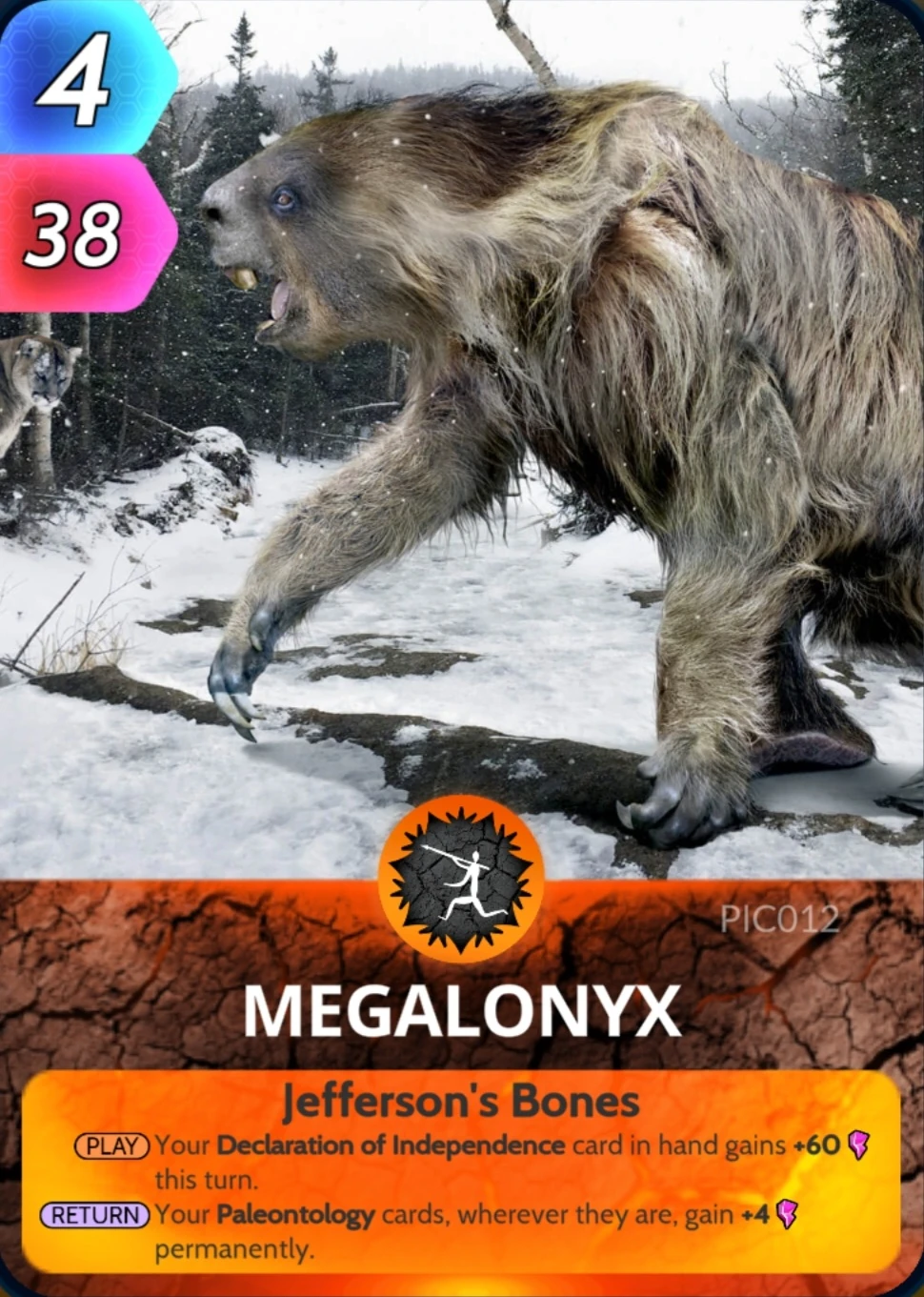 Megalonyx | Cards, the Universe and Everything Wiki | Fandom
