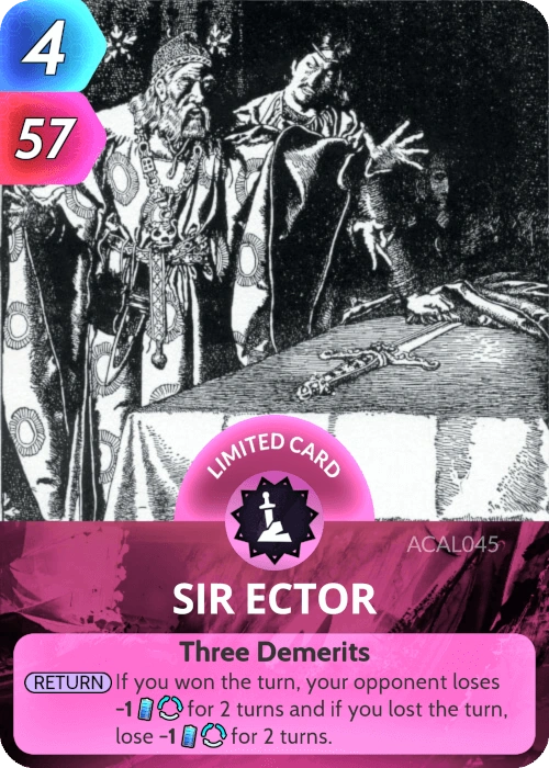 Sir Ector | Cards, the Universe and Everything Wiki | Fandom
