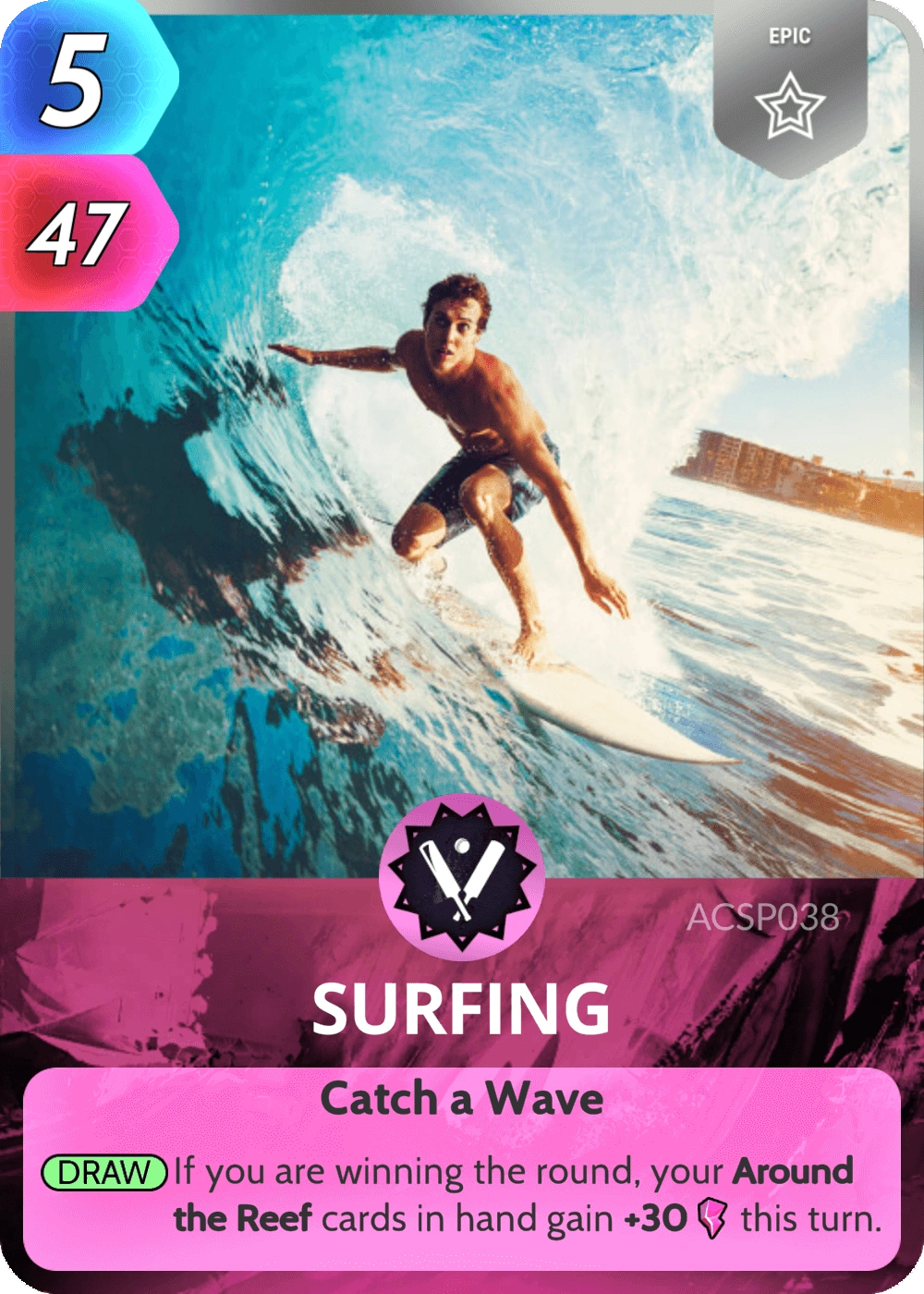 Surfing | Cards, the Universe and Everything Wiki | Fandom