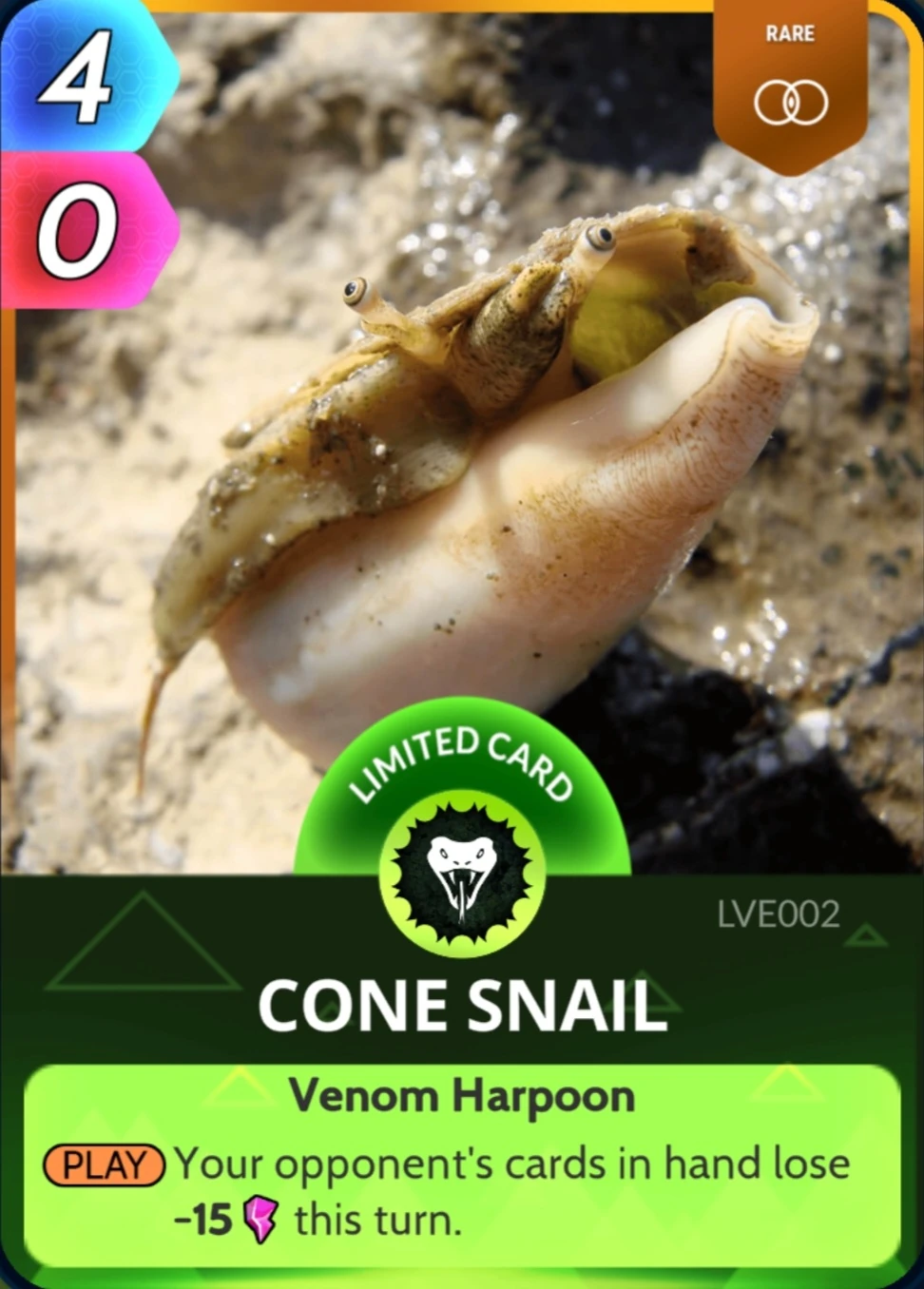 Cone Snail | Cards, the Universe and Everything Wiki | Fandom