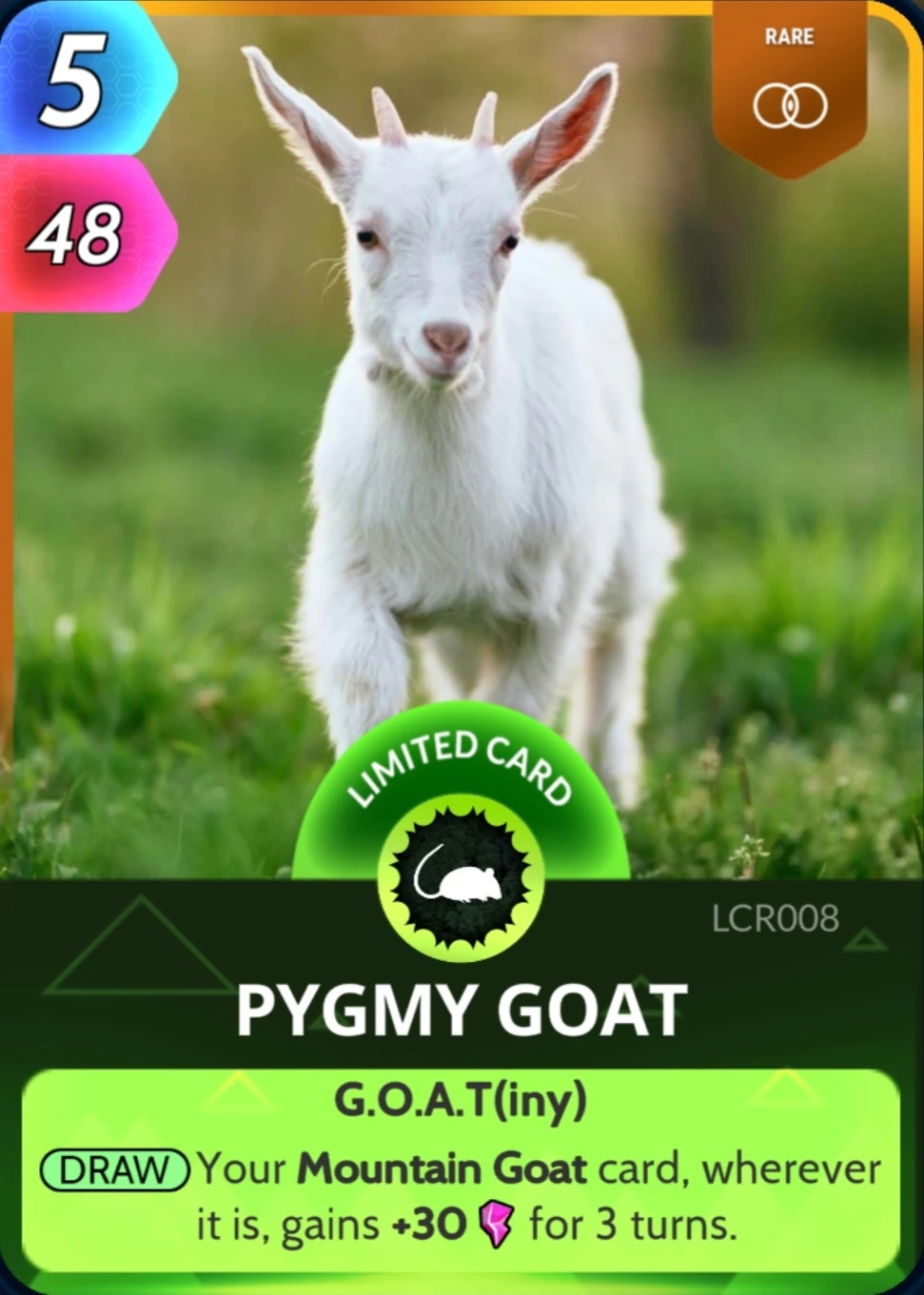 Pygmy Goat | Cards, the Universe and Everything Wiki | Fandom