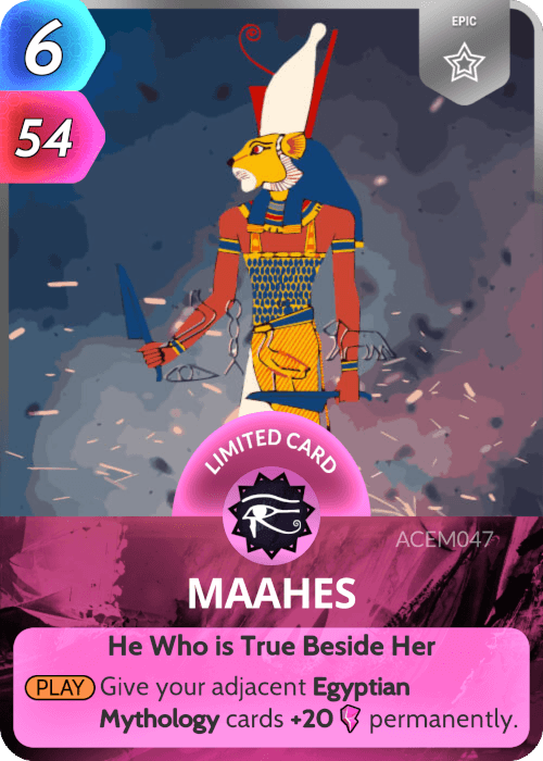 Maahes | Cards, the Universe and Everything Wiki | Fandom