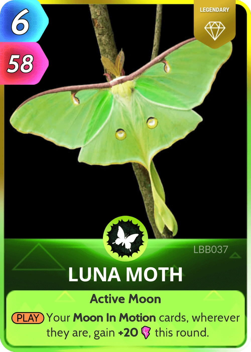 Luna Moth | Cards, the Universe and Everything Wiki | Fandom