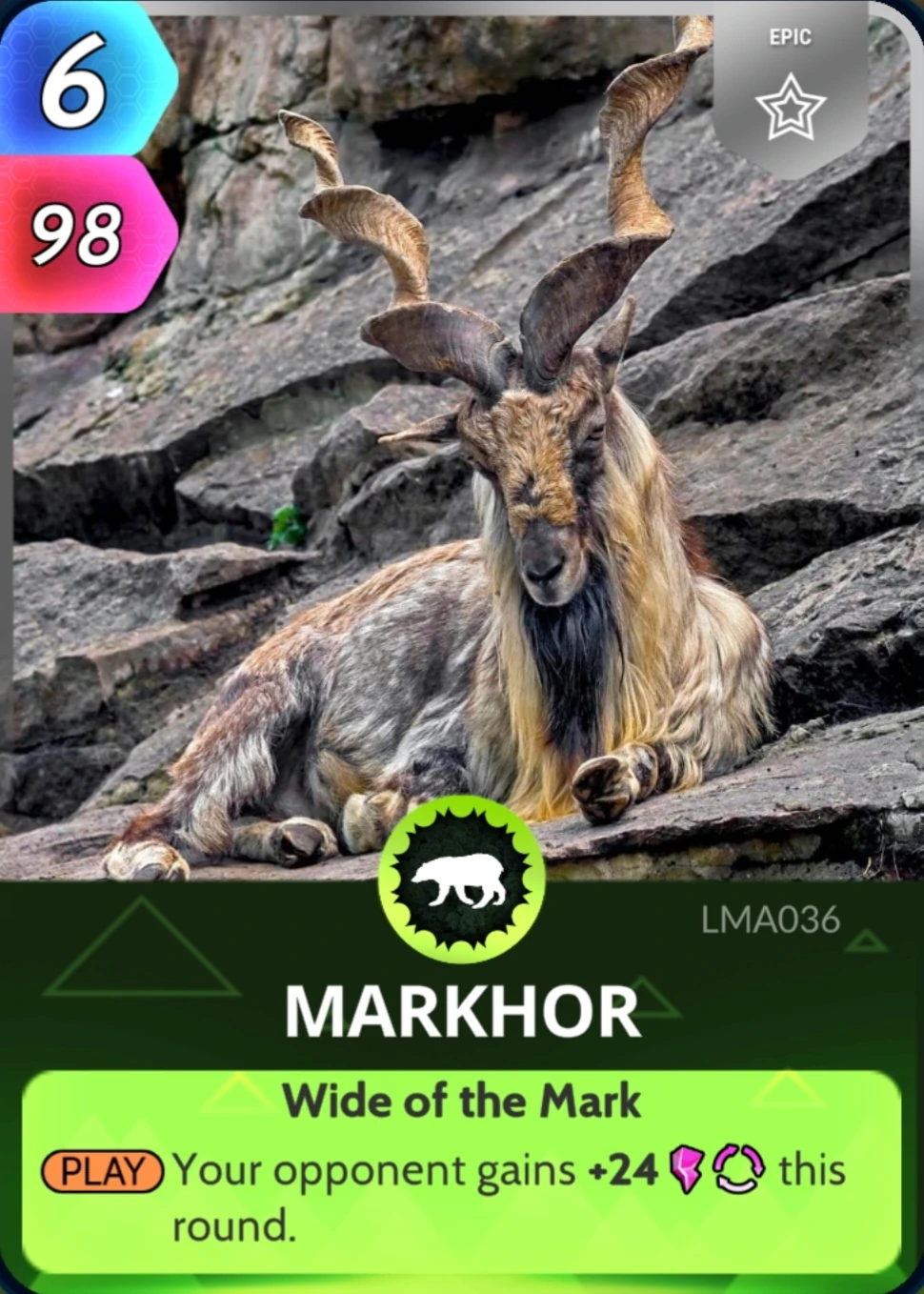 Markhor | Cards, the Universe and Everything Wiki | Fandom