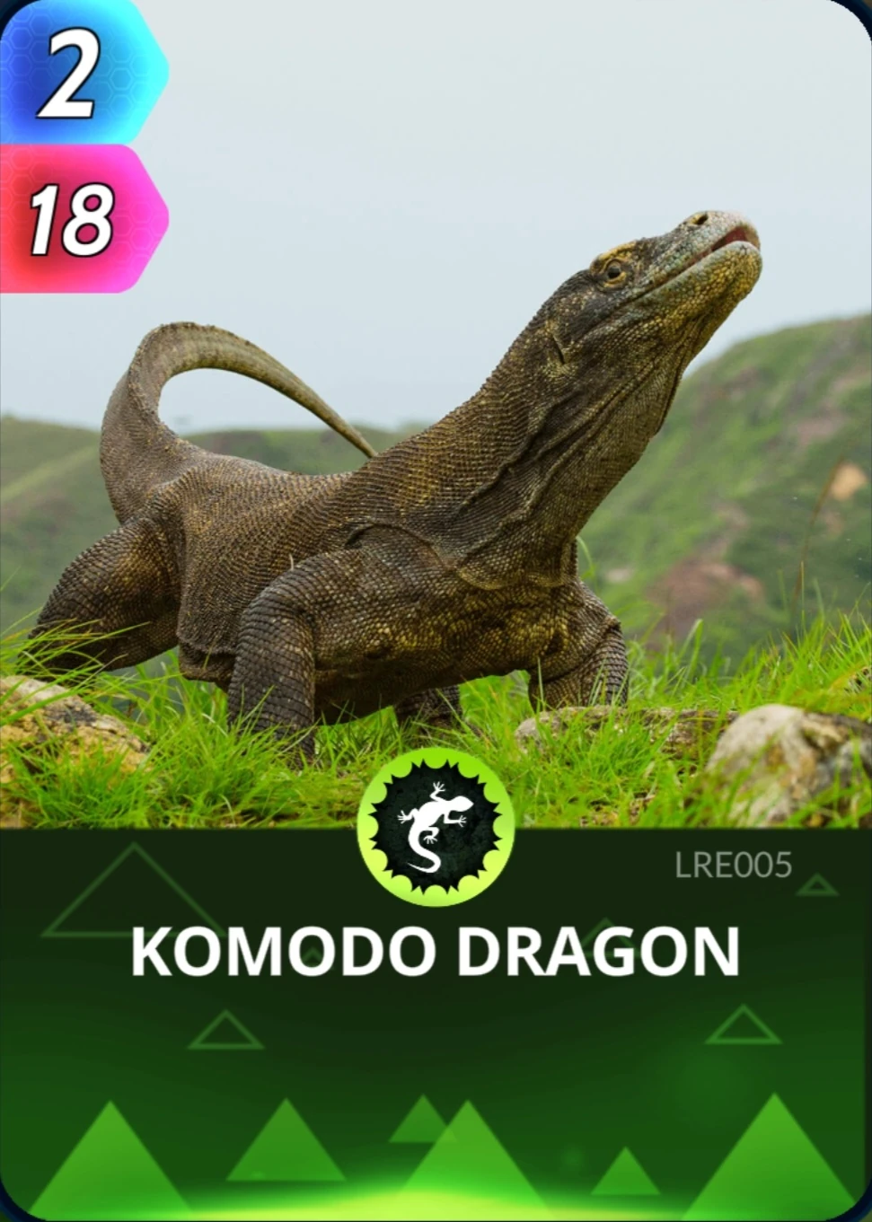 Komodo Dragon | Cards, the Universe and Everything Wiki | Fandom
