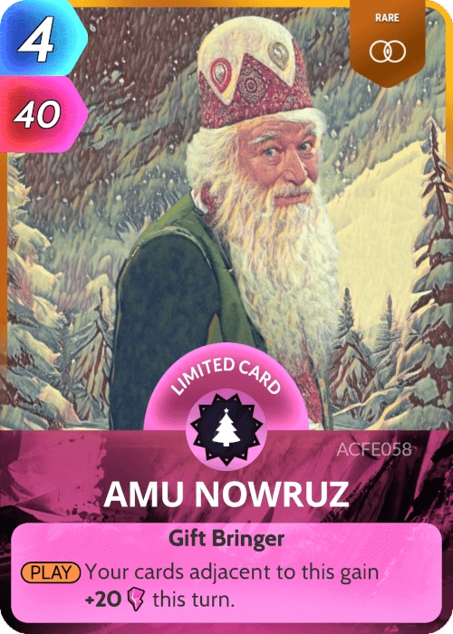 Amu Nowruz | Cards, the Universe and Everything Wiki | Fandom