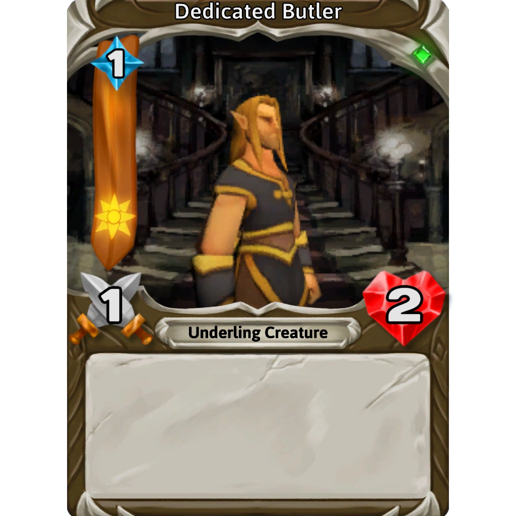 Dedicated Butler | Cards & Tankards Wiki | Fandom