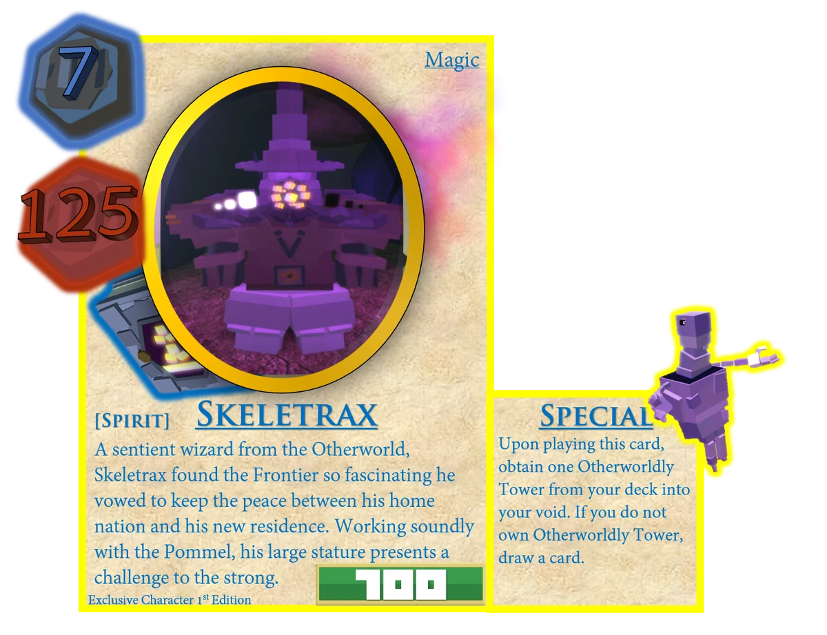 Skeletrax | Cardtastic Frontier Wiki | Fandom