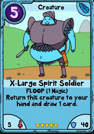 X-Large Spirit Soldier | Card Wars Wiki | Fandom