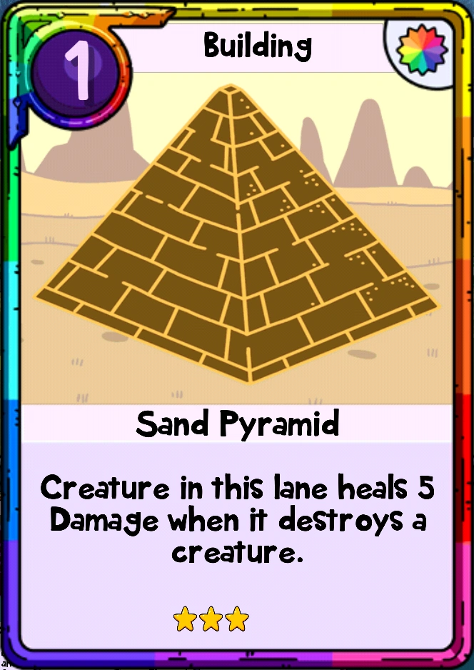 Sand Pyramid | Card Wars Wiki | Fandom