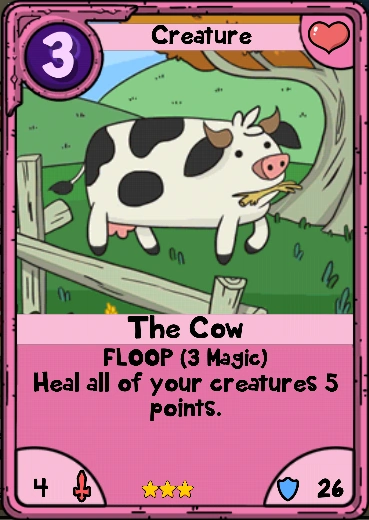 The Cow | Card Wars Wiki | Fandom