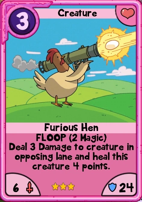 Furious Hen | Card Wars Wiki | Fandom