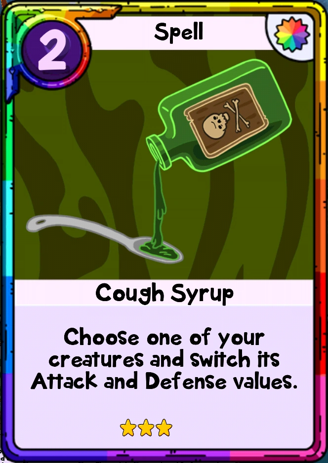 Cough Syrup | Card Wars Wiki | Fandom