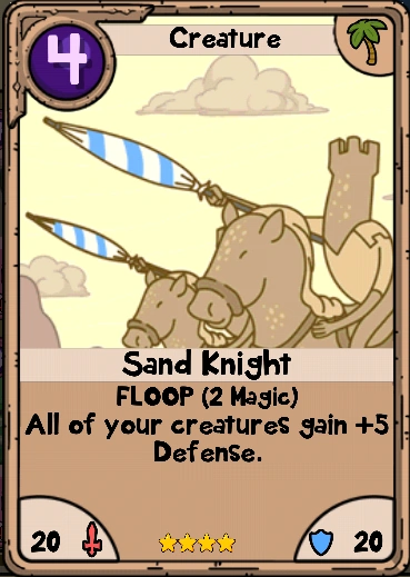 Sand Knight | Card Wars Wiki | Fandom