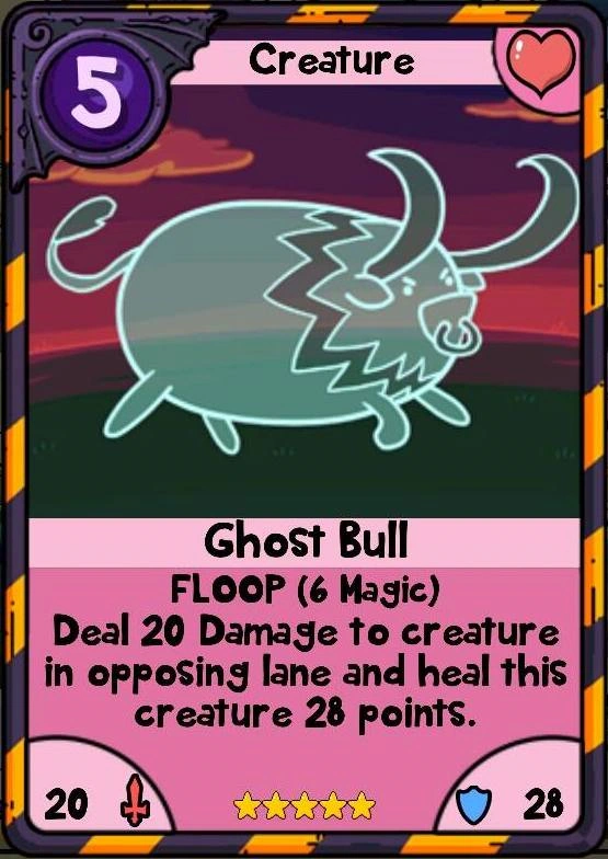 Ghost Bull | Card Wars Wiki | Fandom