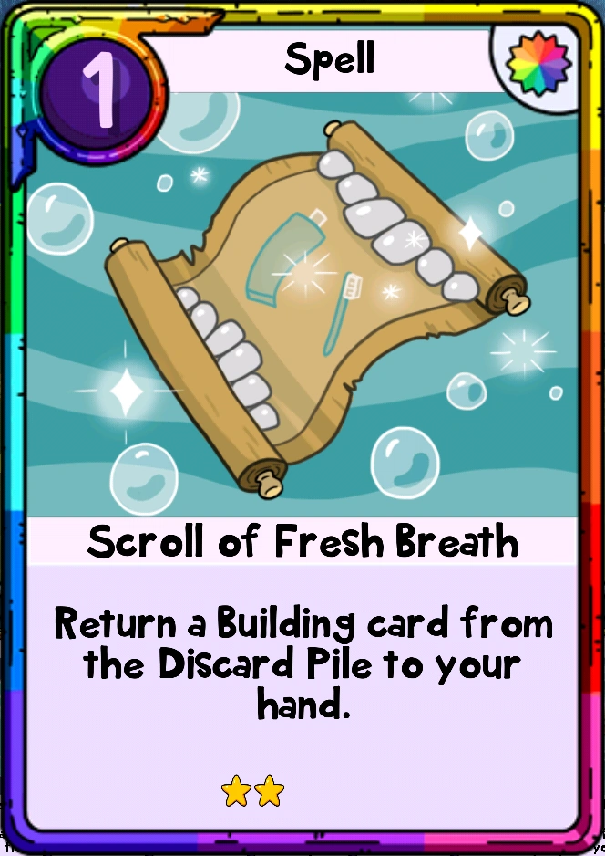 Scroll of Fresh Breath | Card Wars Wiki | Fandom