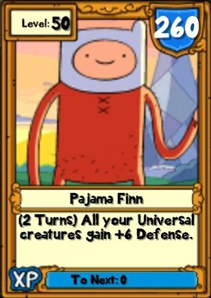 Super Pajama Finn | Card Wars Wiki | Fandom