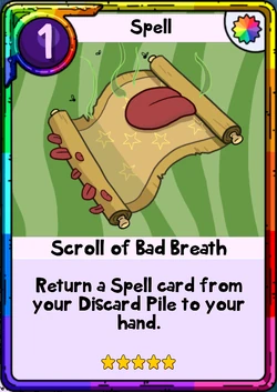 Scroll of Bad Breath | Card Wars Wiki | Fandom