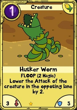 Husker Worm | Card Wars Wiki | Fandom